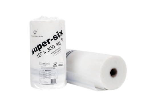 Canadian | Lumber - Polytarp Super Six 6 mil Clear Poly Film - 12" x 300'